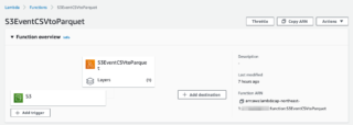 AWS LambdaとPyArrow3.0.0を使ってサクッとParquetファイルに変換する | DevelopersIO