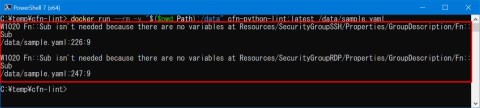 WindowsでCloudFormationのLinter cfn-python-lint を気軽に扱う方法 | DevelopersIO