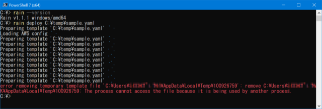 WindowsでCloudFormation Rainを動くようにしてみた | DevelopersIO