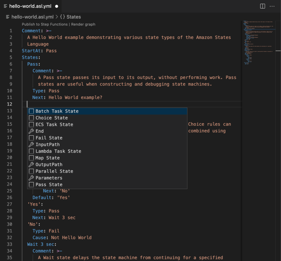 Step Functions開発の「うーむ…」にVSCodeとAWS ToolKitで挑んでみる話 | DevelopersIO