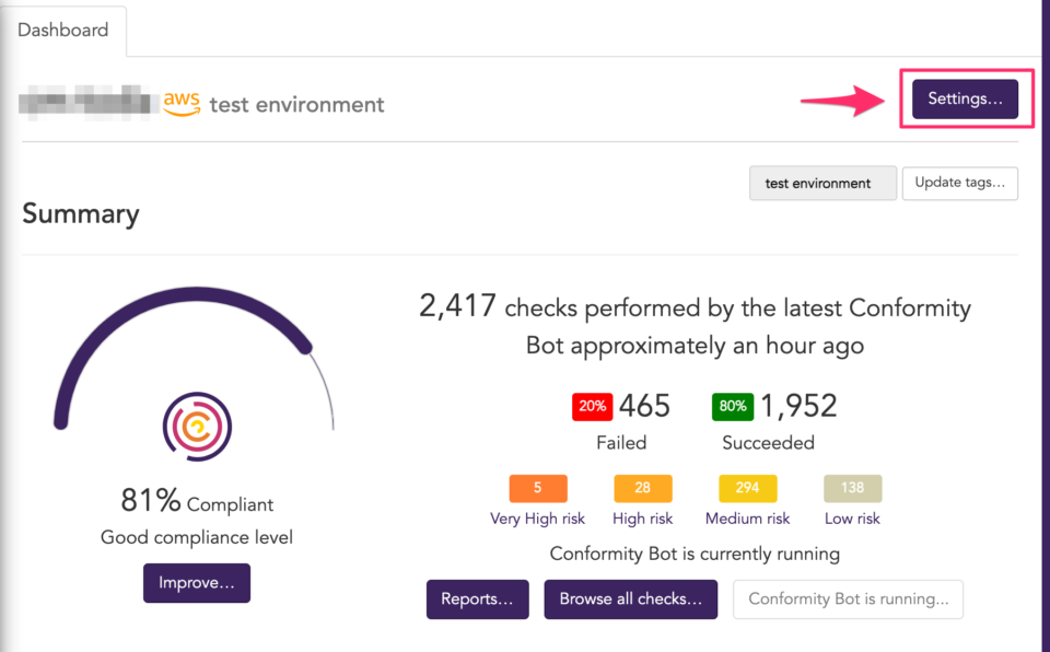 Cloud One Conformityでリアルタイムモニタリングの機能を設定してみた | DevelopersIO