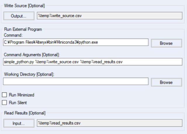 AlteryxのRun Commandツールを使ってPythonを動かす | DevelopersIO