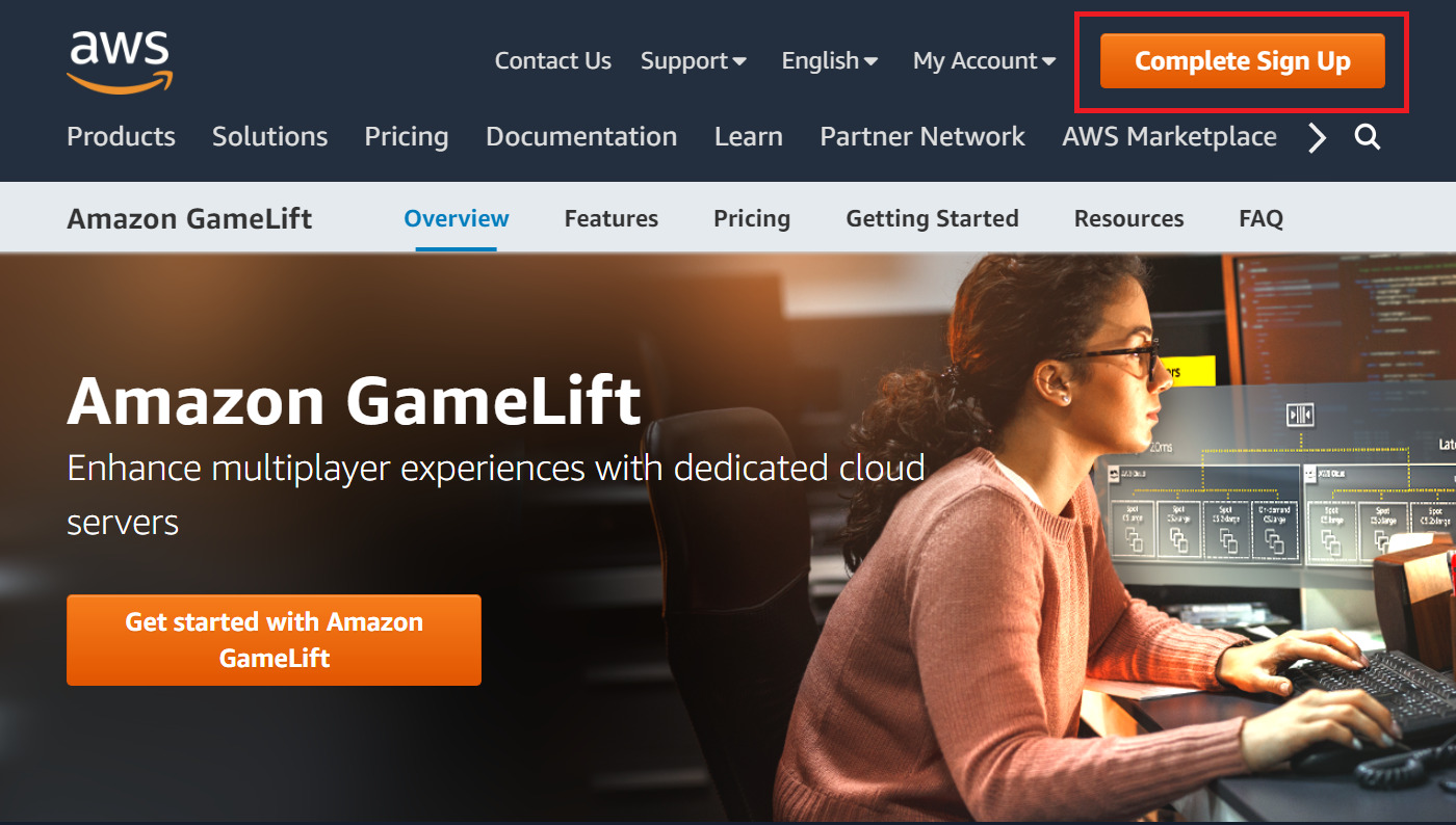 Amazon GameLift In C# 01: アカウント作成とサンプルゲームの接続確認 | DevelopersIO