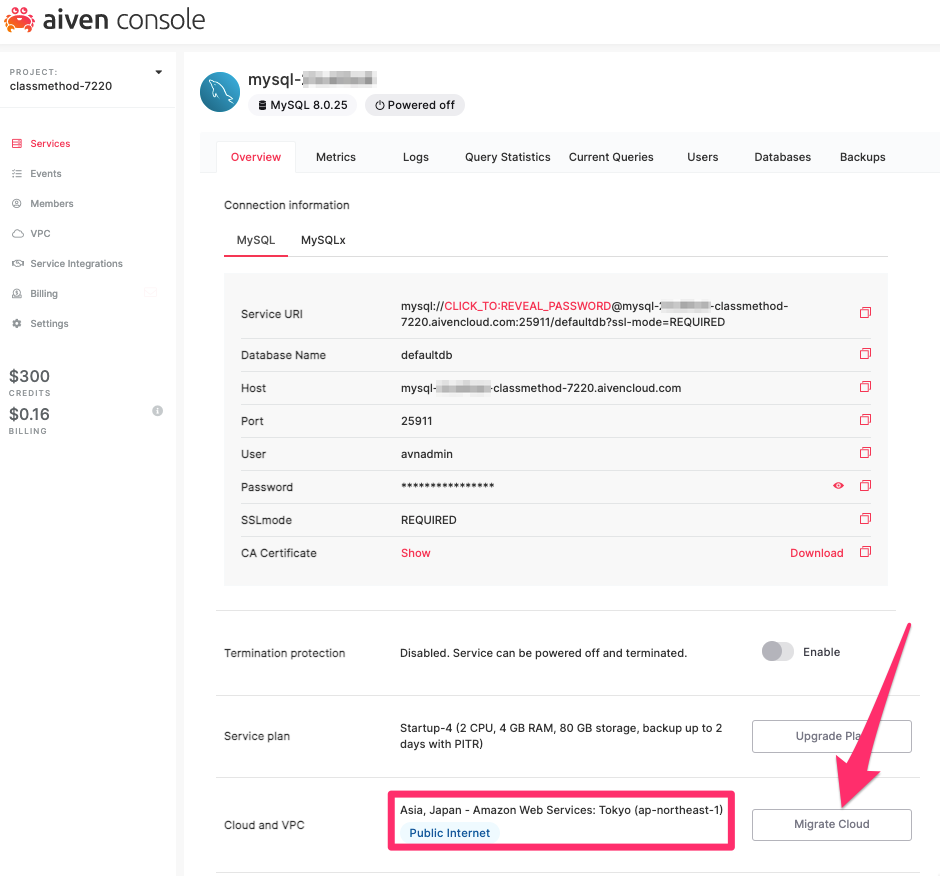 AivenでMySQL DBを別クラウドにマイグレーションしてみた | DevelopersIO