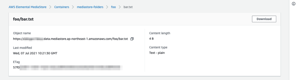 AWS Elemental MediaStoreは「フォルダ」という幻想を見せ続けられるのか | DevelopersIO