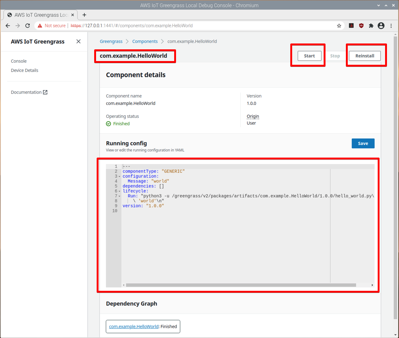 [AWS IoT Greengrass V2] ローカルデバッグコンソール(aws.greengrass.LocalDebugConsole)を使用してみました | DevelopersIO