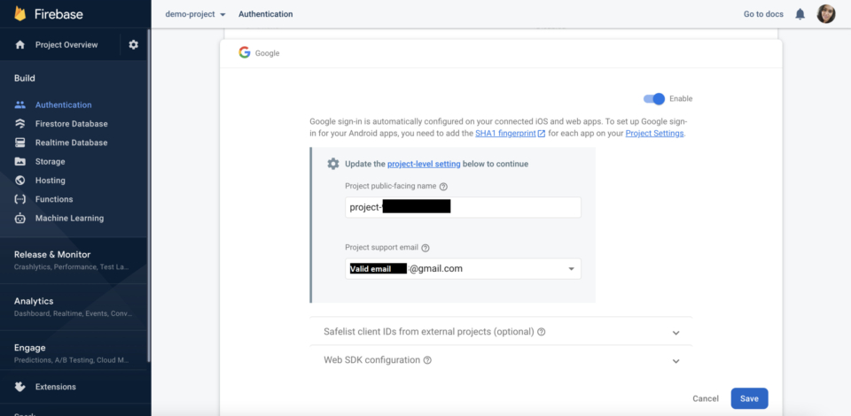 Firebase Integration and AWS Amplify hosting to my Sample Project ...