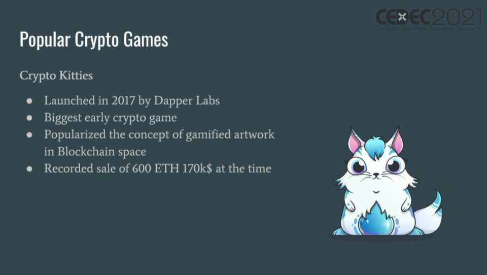 【リポートと感想】「Cryptoの設計: NFTに隠されたゴールド」 #CEDEC2021 #classmethod_game | DevelopersIO