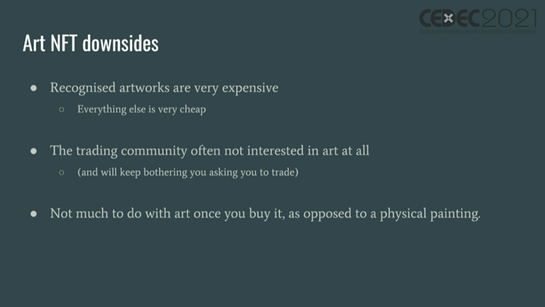 【リポートと感想】「Cryptoの設計: NFTに隠されたゴールド」 #CEDEC2021 #classmethod_game | DevelopersIO