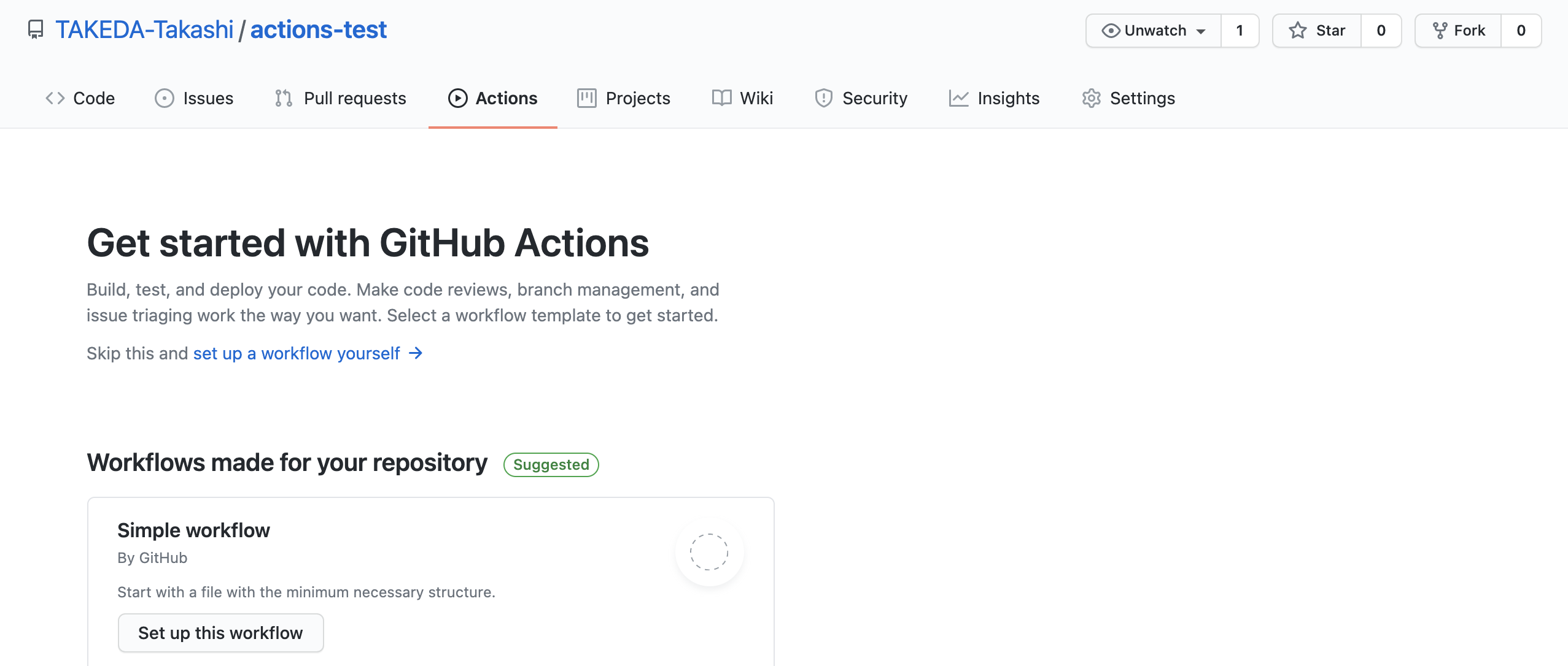 GitHub Actionsのworkflow_dispatchが表示されない場合はデフォルトブランチの設定を確認しよう | DevelopersIO