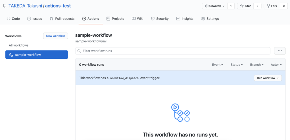 GitHub Actionsのworkflow_dispatchが表示されない場合はデフォルトブランチの設定を確認しよう | DevelopersIO