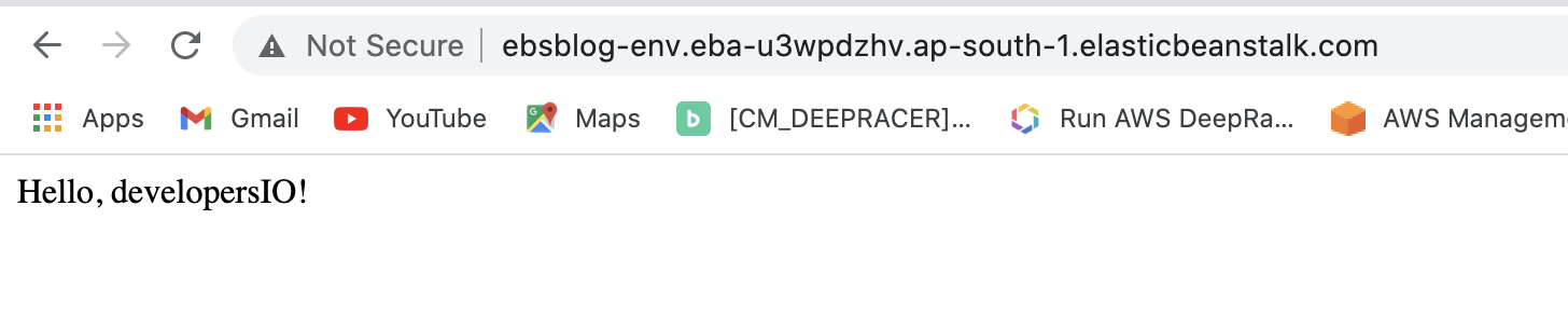 I tried deploying flask app in AWS Elastic Beanstalk | DevelopersIO