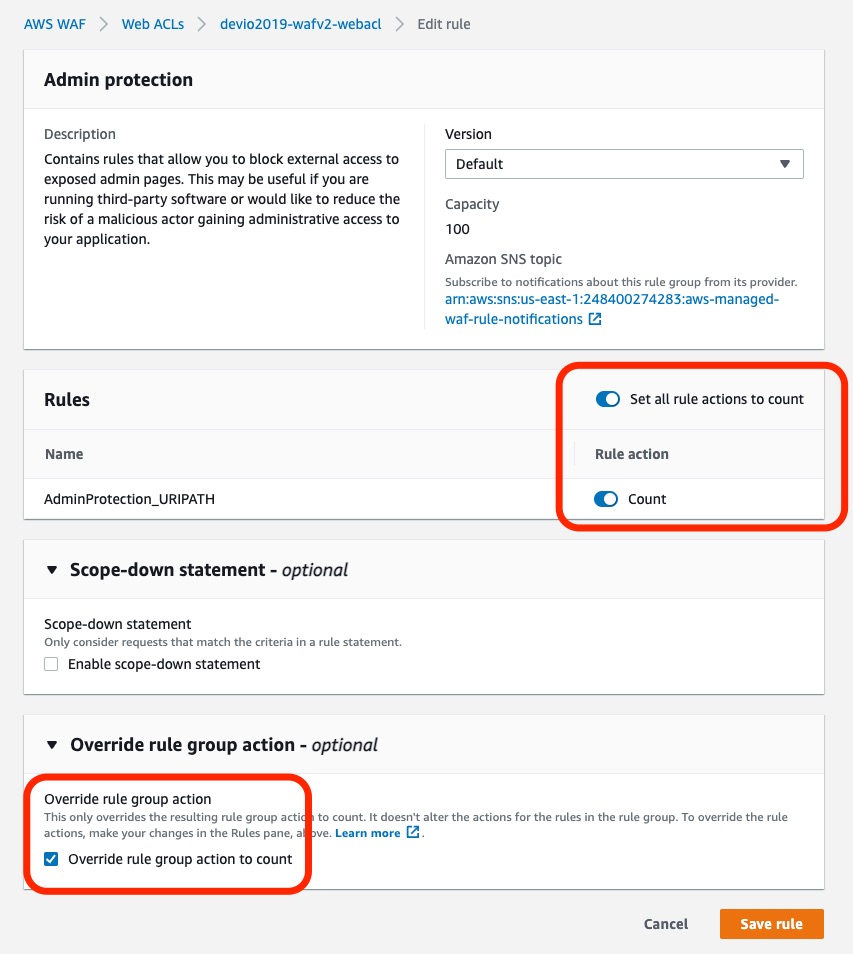 AWS Managed Rule のアップデート予告(2021年10月)がありました | DevelopersIO