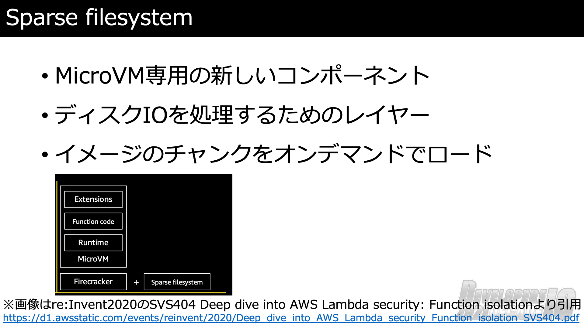知らなくても困らないけど、知ると楽しいAWS Lambdaの裏側の世界 #devio2021 | DevelopersIO