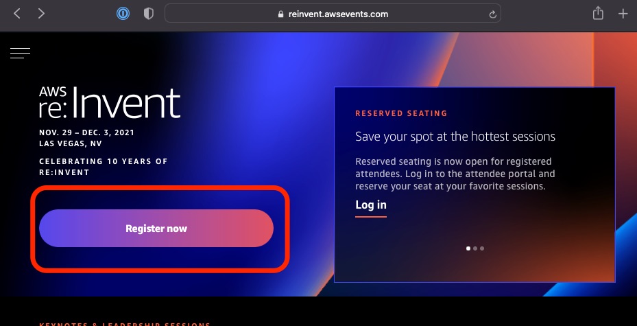 AWS re:Invent 2021のバーチャルパスを申し込んでみた | DevelopersIO