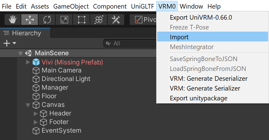 UnityとUE4モーションデータを出力してみた(VMCtoMOP) | DevelopersIO