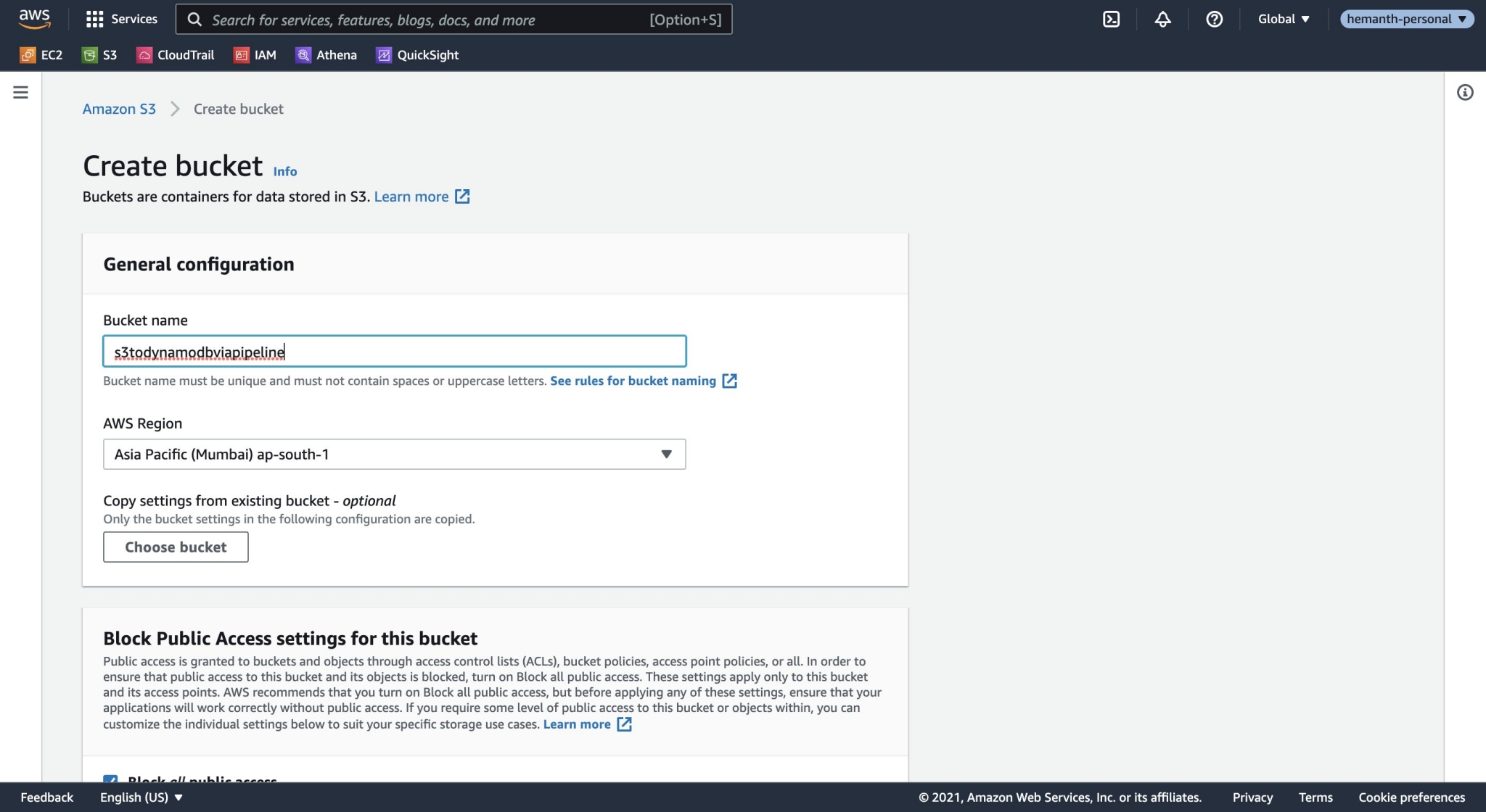 Movement of Data From S3 to DynamoDB using DataPipeline | DevelopersIO