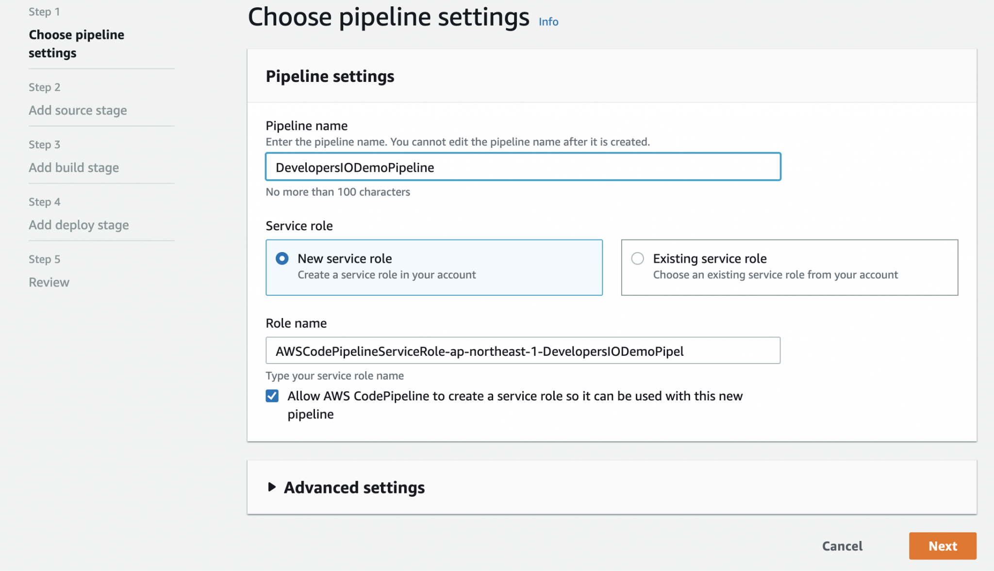 i tried to setup AWS CodePipeline and AWS CodeDeploy to deploy application on Amazon EC2 using ...
