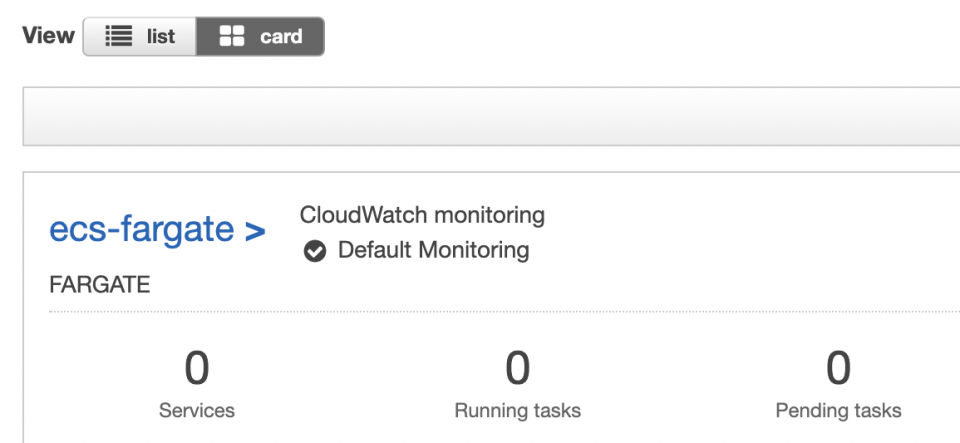 AWS CLIでFargateを使用してECSクラスターの作成し、Lambdaを使用してECSイベントをCloudWatchログに書き込んでみた。 | DevelopersIO