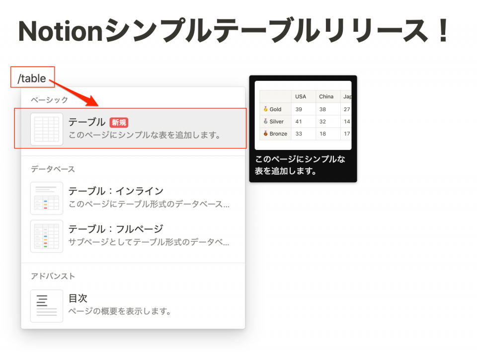 Notionでシンプルテーブル(SIMPLE TABLES)が作れるようになりました！ #notion | DevelopersIO