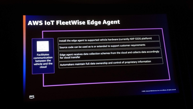 【現地セッションレポート】 {New Launch} Introducing AWS IoT FleetWise for Automotive ...