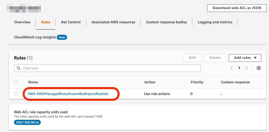 Log4jの脆弱性対策としてAWS WAFのマネージドルールに「Log4JRCE」が追加されました | DevelopersIO