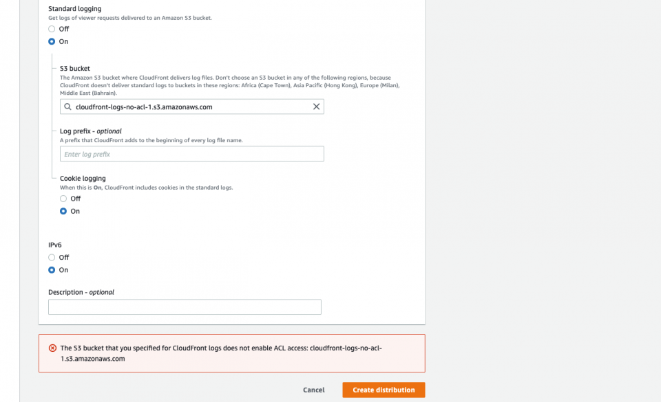 CloudFrontのアクセスログ保存用S3バケットにはACL有効化が必要なので注意しよう | DevelopersIO