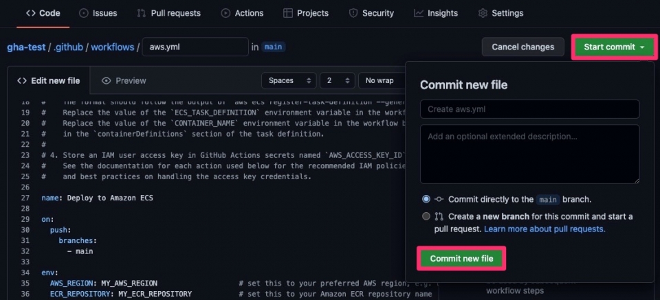 [初心者向け] GitHub ActionsからECS FargateにCI/CDしてみた | DevelopersIO
