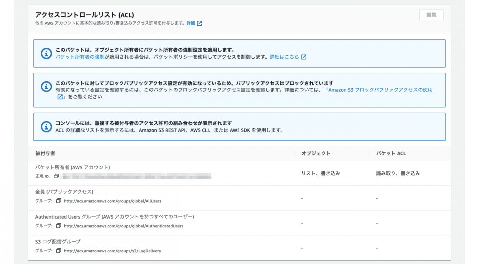 ACL無効化が推奨されたことでS3のサーバアクセスログ記録のためのアクセス許可はどうなったのか!?確認してみた | DevelopersIO