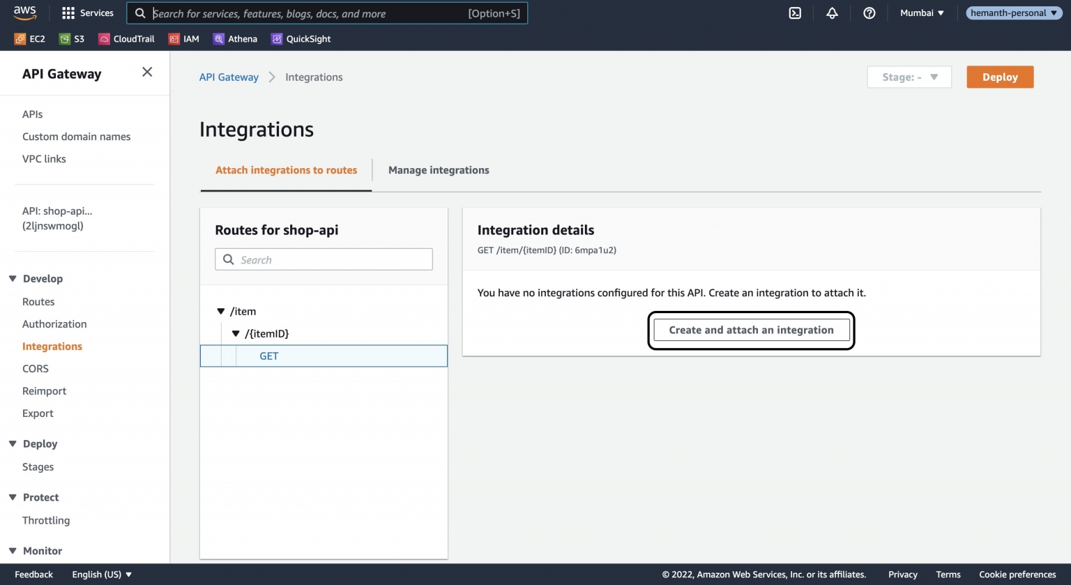 Creating A Shop Api Of Post Cart Items With Postman Lambda And Api