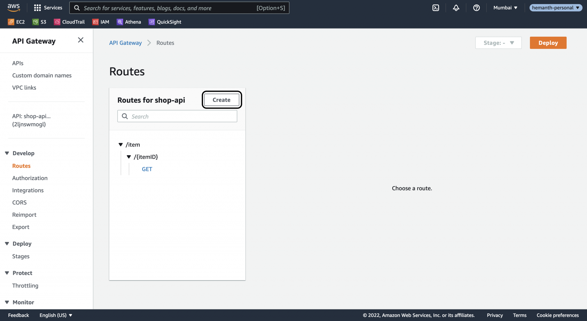 Creating A Shop Api Of Post Cart Items With Postman Lambda And Api