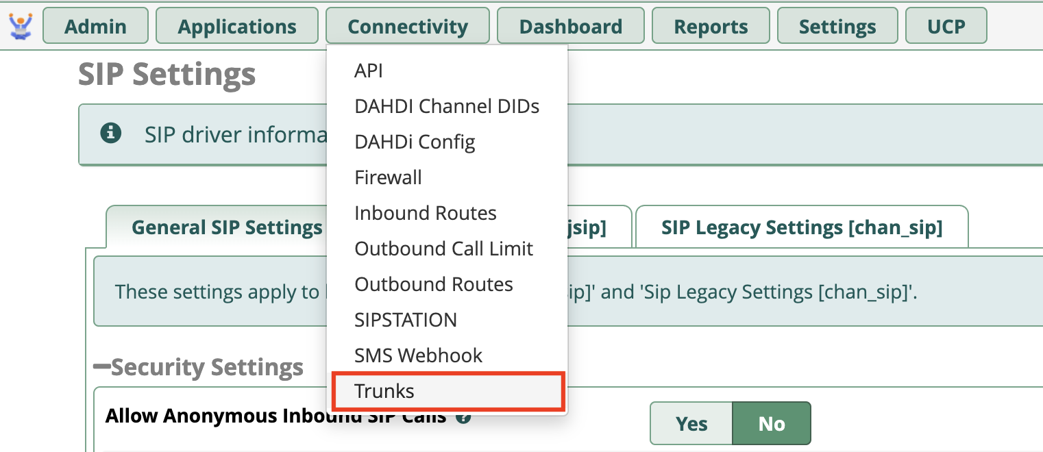 FreePBXでSIP Trunkを作ってみた(chan_pjsip) | DevelopersIO