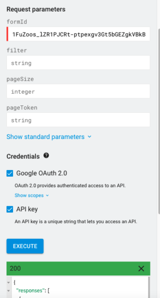 Google Forms APIでフォームの回答を取得する | DevelopersIO
