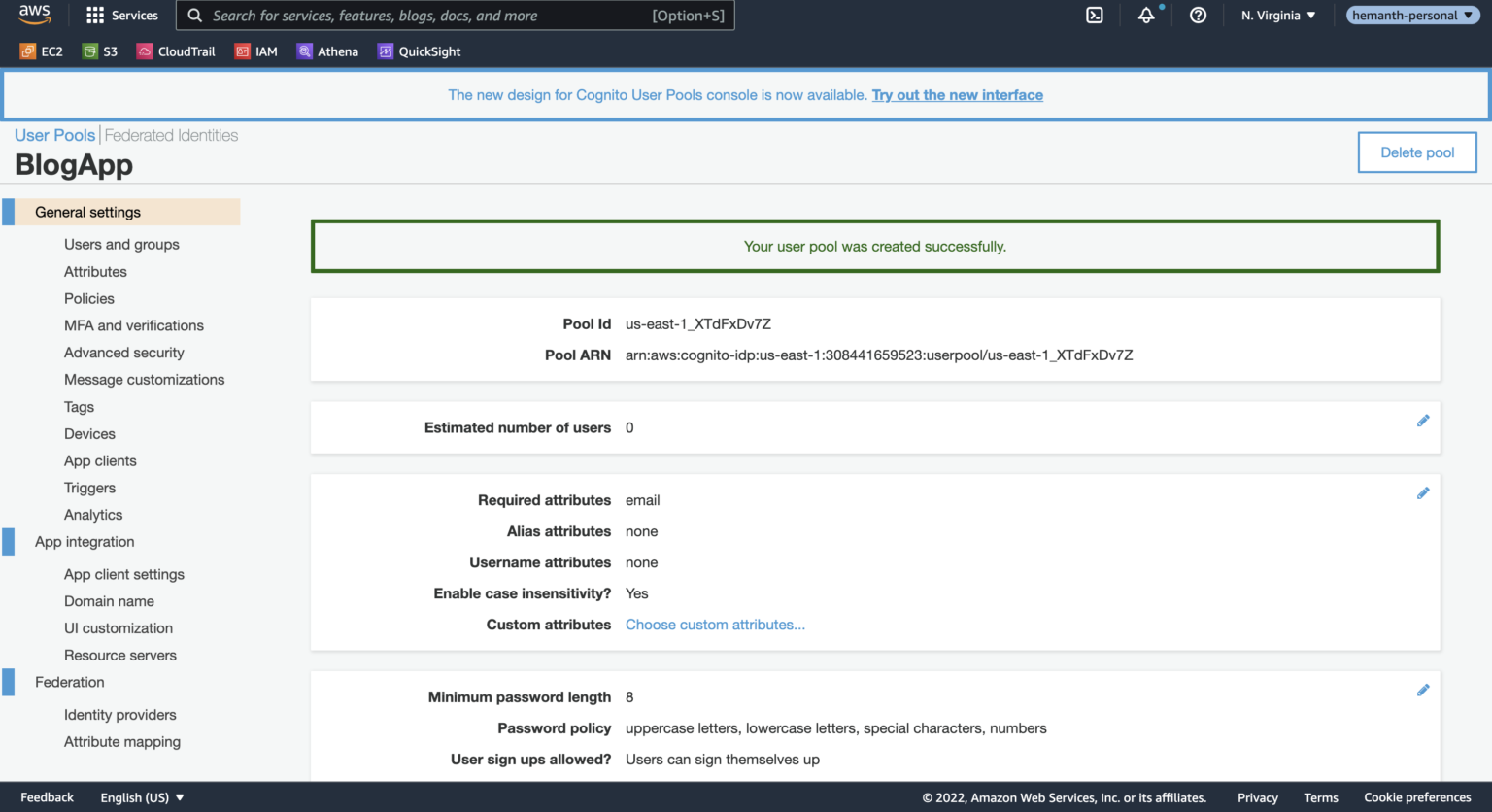 Securing API Gateway using Amazon Cognito User Pools | DevelopersIO