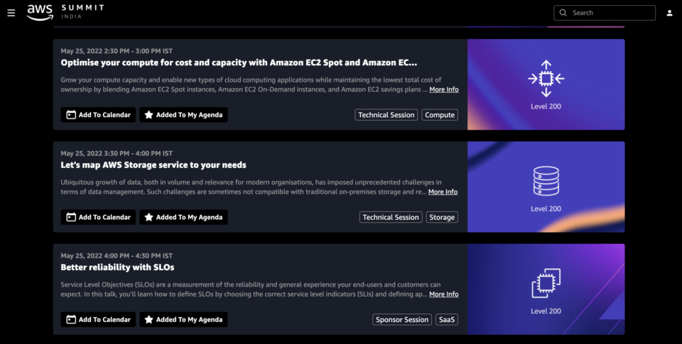 AWS Summit India: Agenda Day 1 | DevelopersIO
