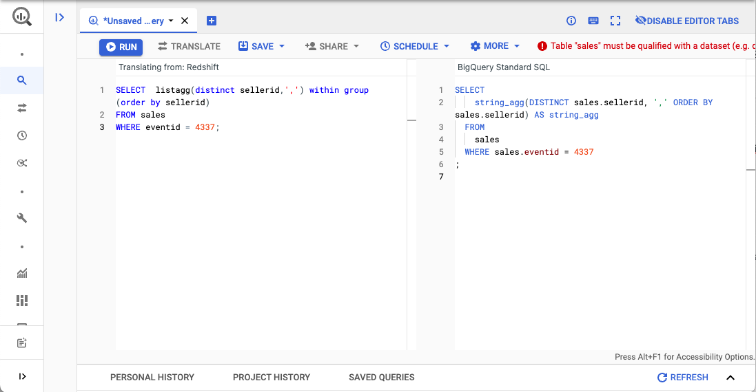 BigQuery Migration Service の SQL 変換機能が一般提供になりました | DevelopersIO