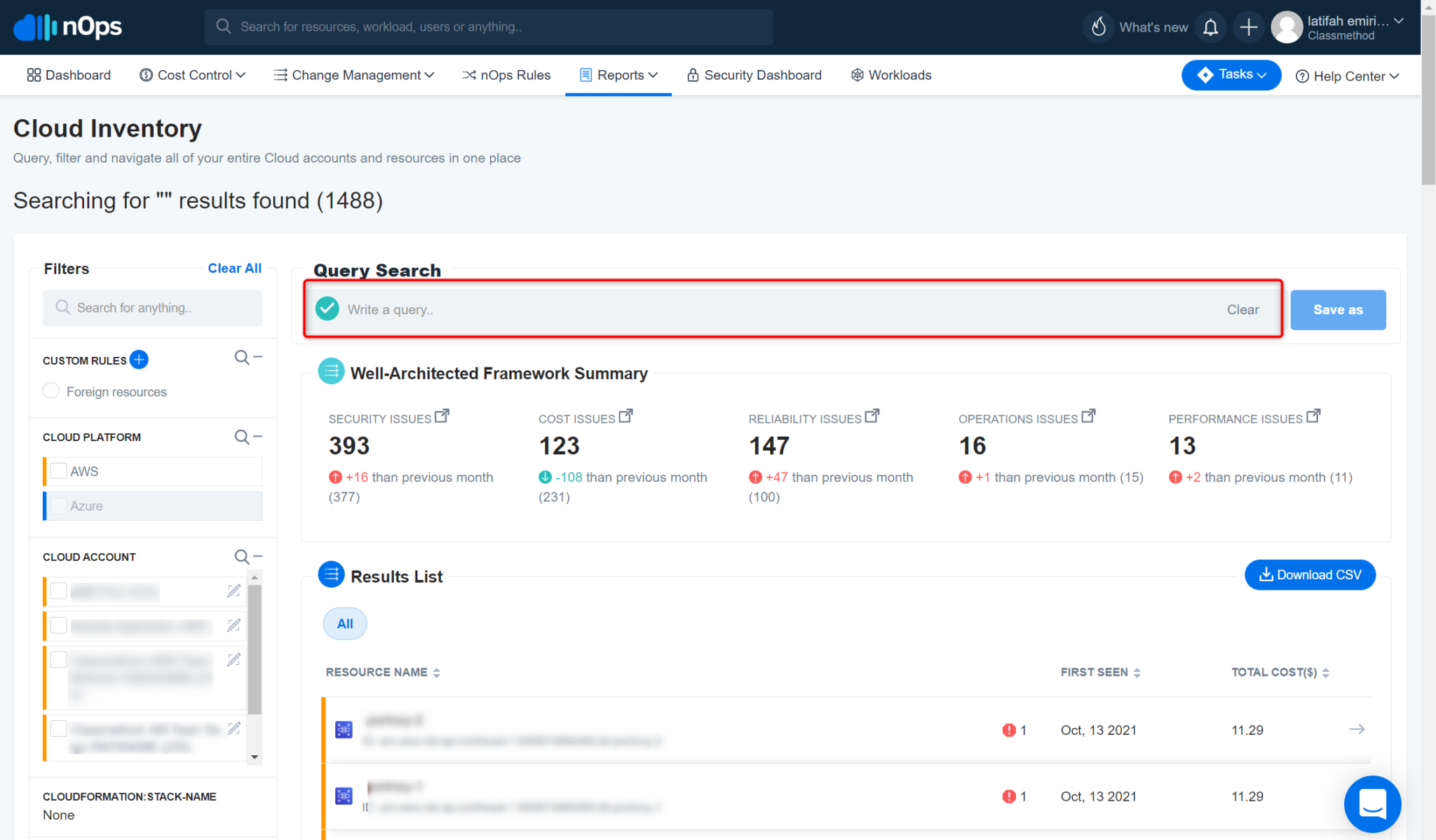 nOpsのCloudInventoryを使ってAWSの構成情報をクエリの形で抽出してみました。 | DevelopersIO