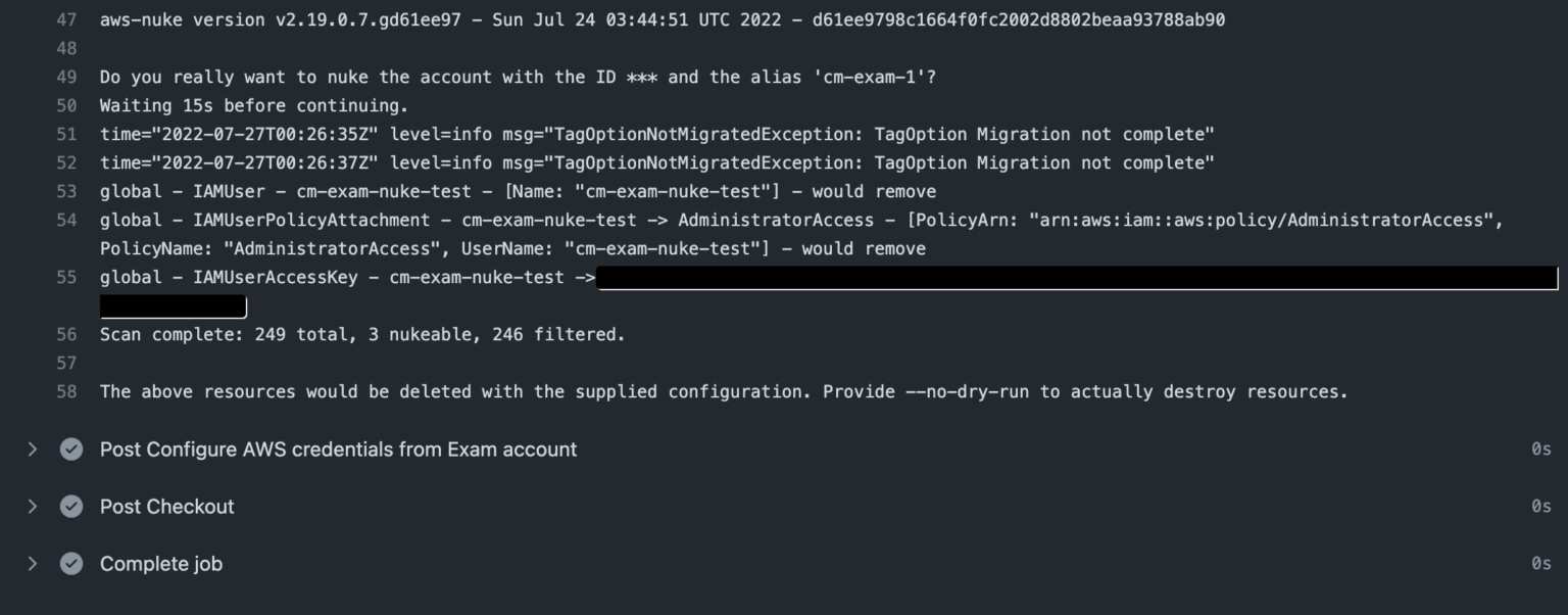 aws-nukeとGithubActionsを使ったら試験用AWSアカウントのクリーンアップが楽になった話 | DevelopersIO