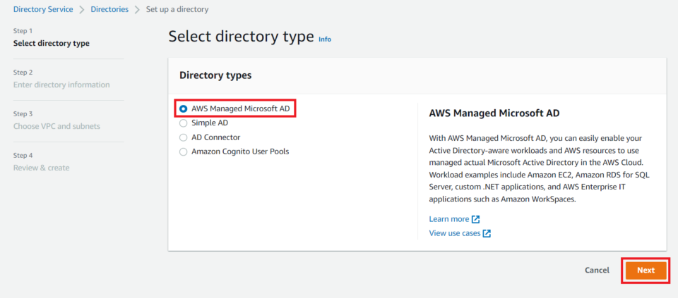 สร้าง File server ด้วย FSx for Windows File Server และ Directory Service(Microsoft AD ...
