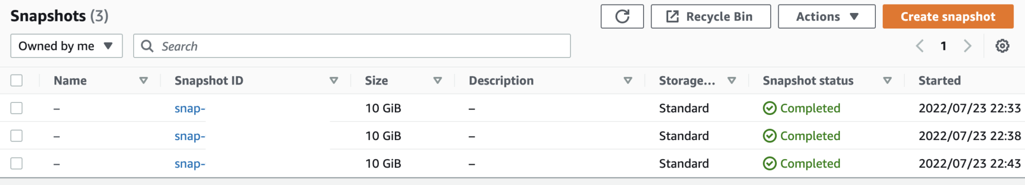 EventBridgeを使用して自動EBSスナップショットを作成してみた。 | DevelopersIO