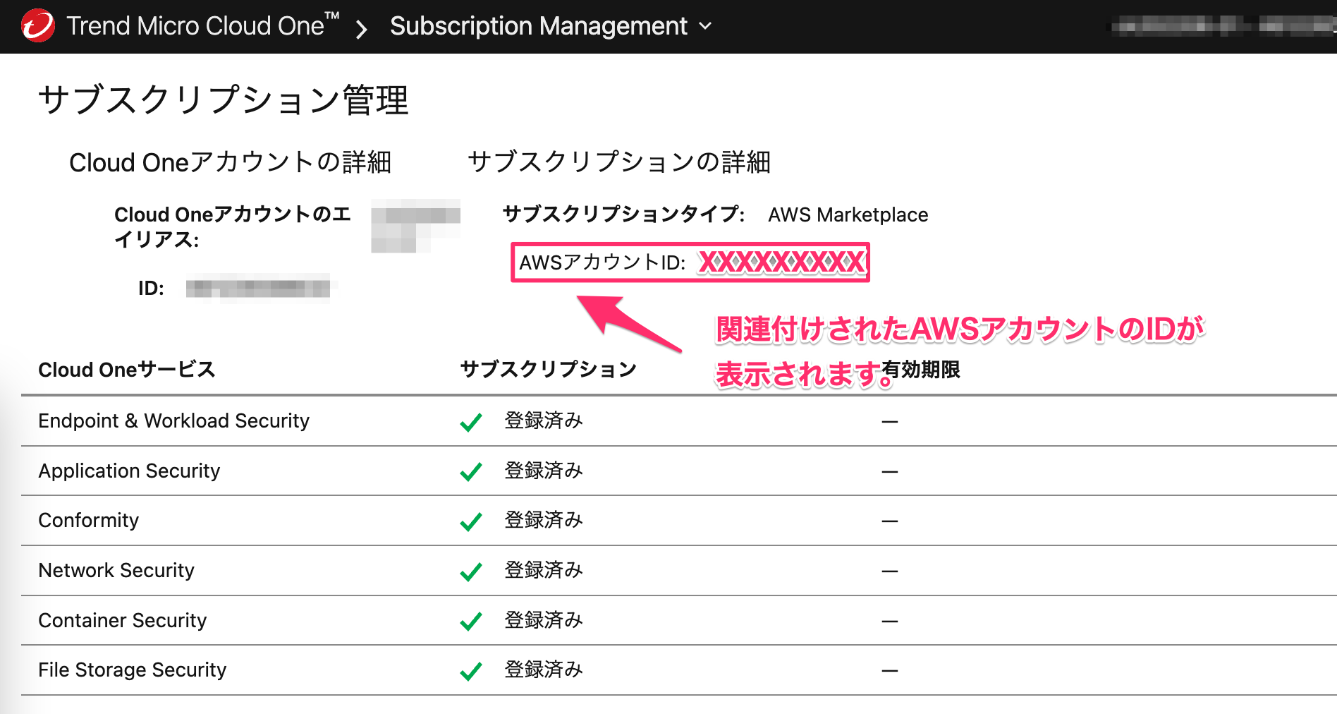 Cloud OneでサブスクライブされているAWSアカウントの確認方法について | DevelopersIO