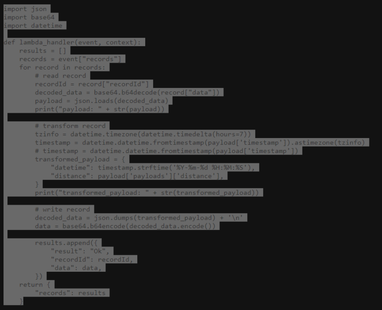 การใช้ Lambda Function เพื่อแปลงข้อมูลใน Firehose | DevelopersIO
