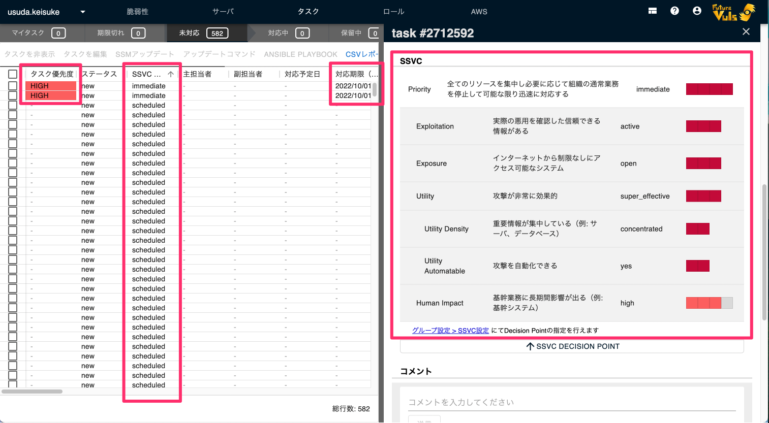 [新機能]日々沢山出る脆弱性のトリアージを自動化する「SSVC機能」にFutureVulsが対応したので自動で対応優先度をつけてみた | DevelopersIO
