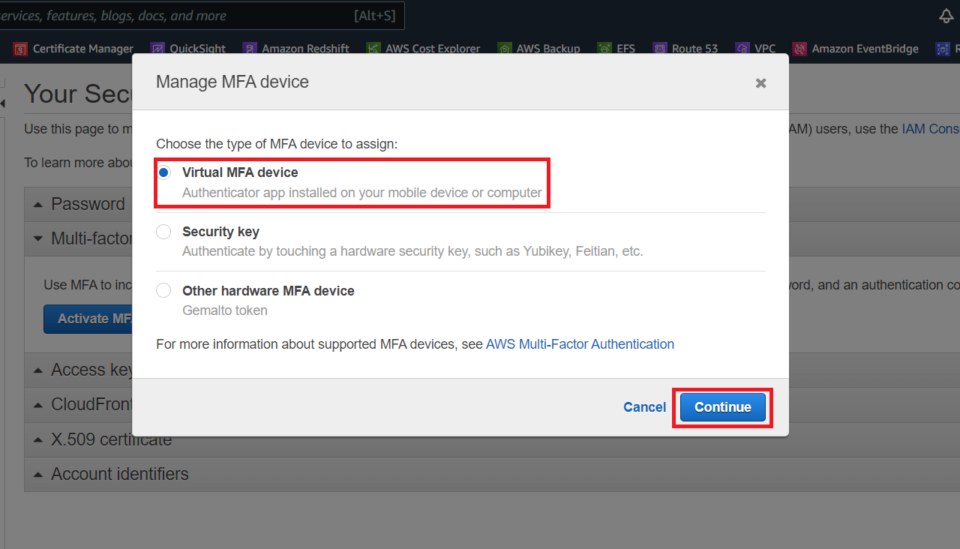 วิธีการเปิดใช้งาน AWS IAM MFA บนมือถือ | DevelopersIO