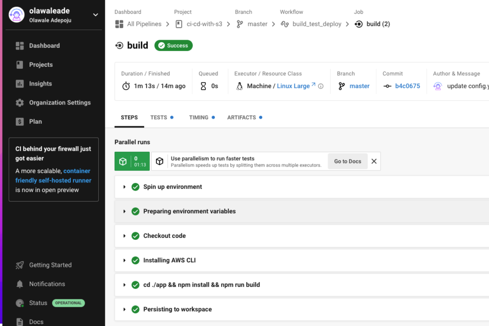 I tried CI/CD Pipeline using AWS S3 and CircleCI | DevelopersIO