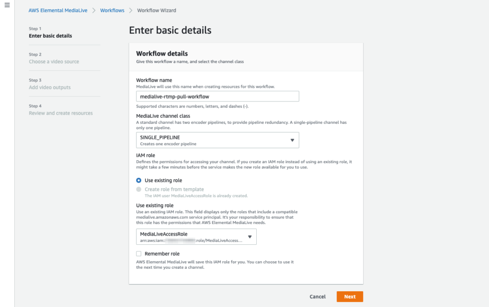 AWS Elemental MediaLiveのRTMP pull inputを使ってみた | DevelopersIO