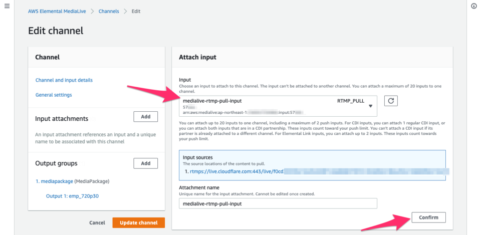 AWS Elemental MediaLiveのRTMP pull inputを使ってみた | DevelopersIO