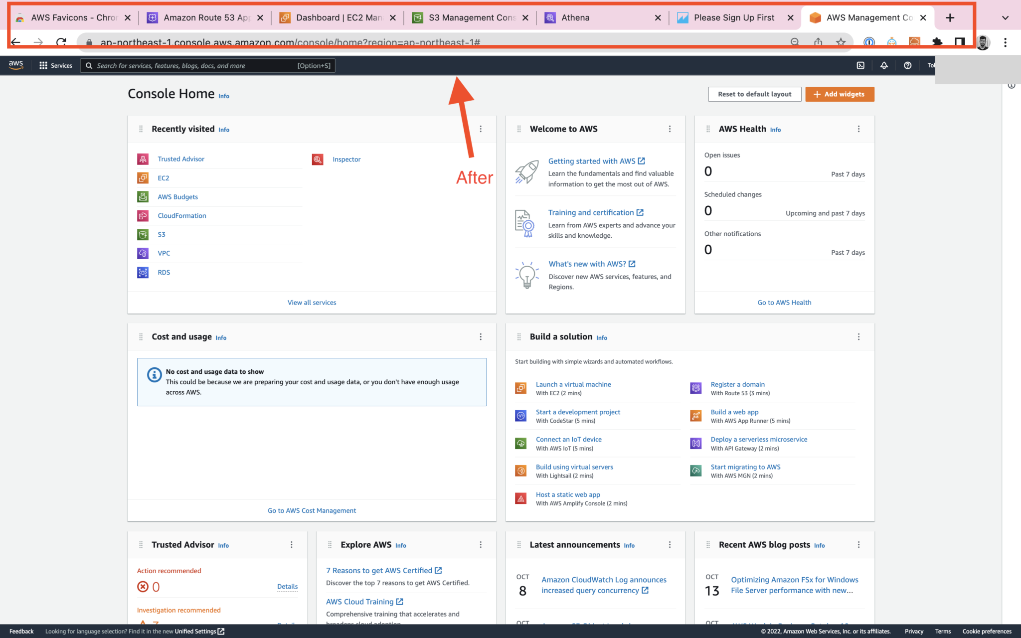 Chrome Extension that set favicons for AWS services | DevelopersIO