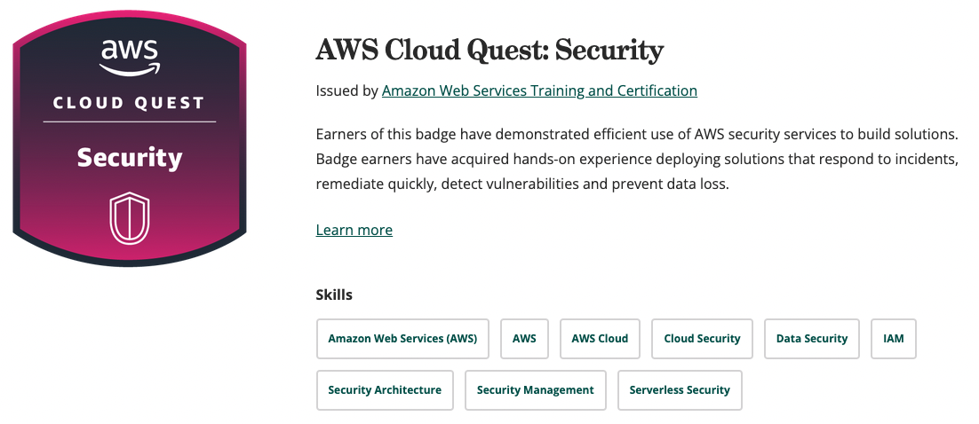 [AWS Skill Builder] AWS Cloud QuestのSecurityをやってみた | DevelopersIO