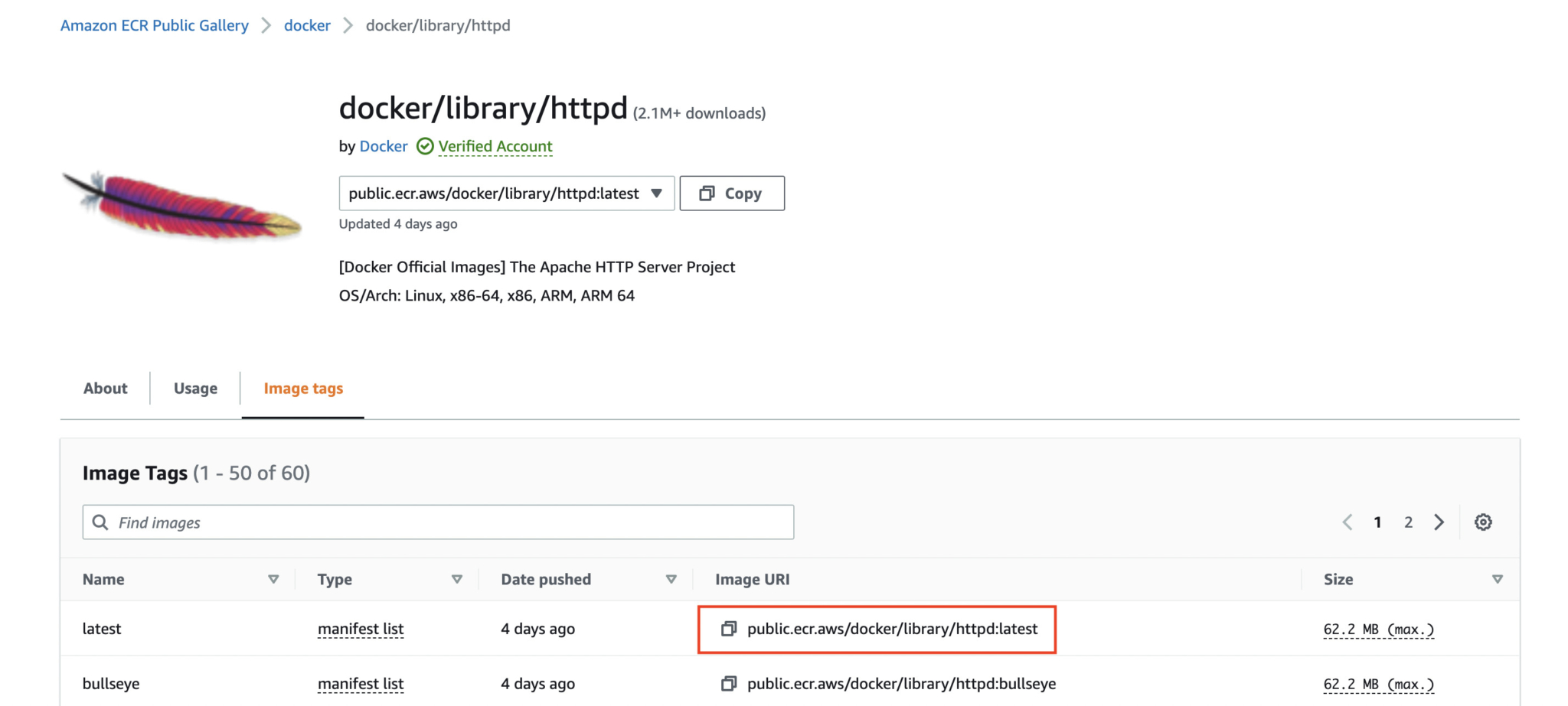 【初心者向け】Amazon ECSでApacheを起動したい~新コンソール版~ | DevelopersIO
